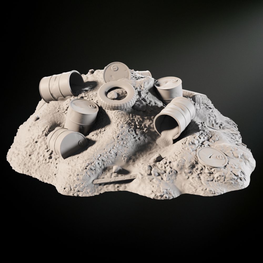 Industrial Waste Pile - Tabletop Terrain – ZagTerrain