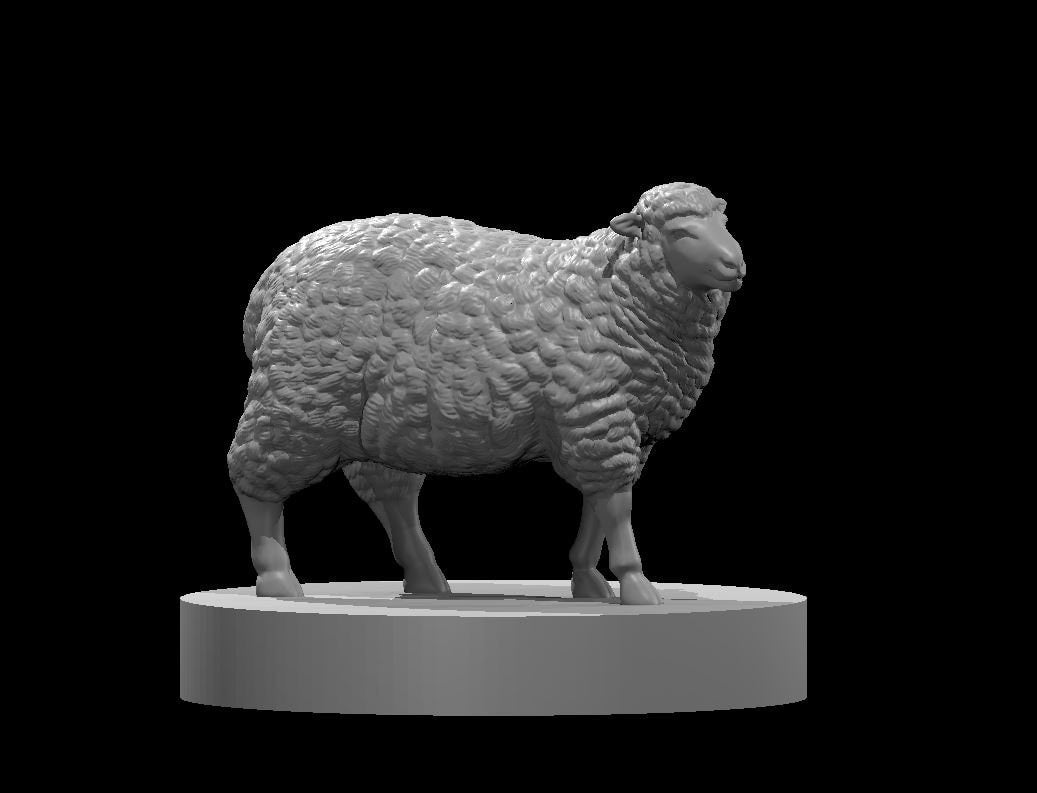Sheep Tabletop Miniature – ZagTerrain