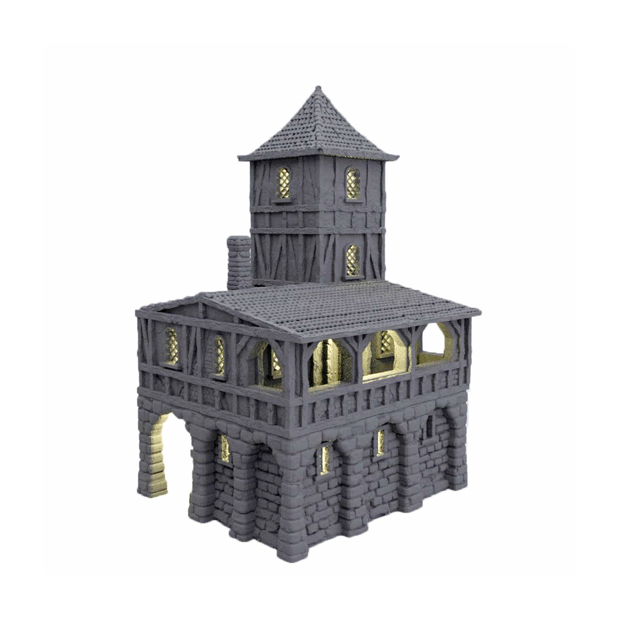 Medieval Jail Dnd Terrain, Medieval Prison Terrain for 28mm DnD Miniat ...